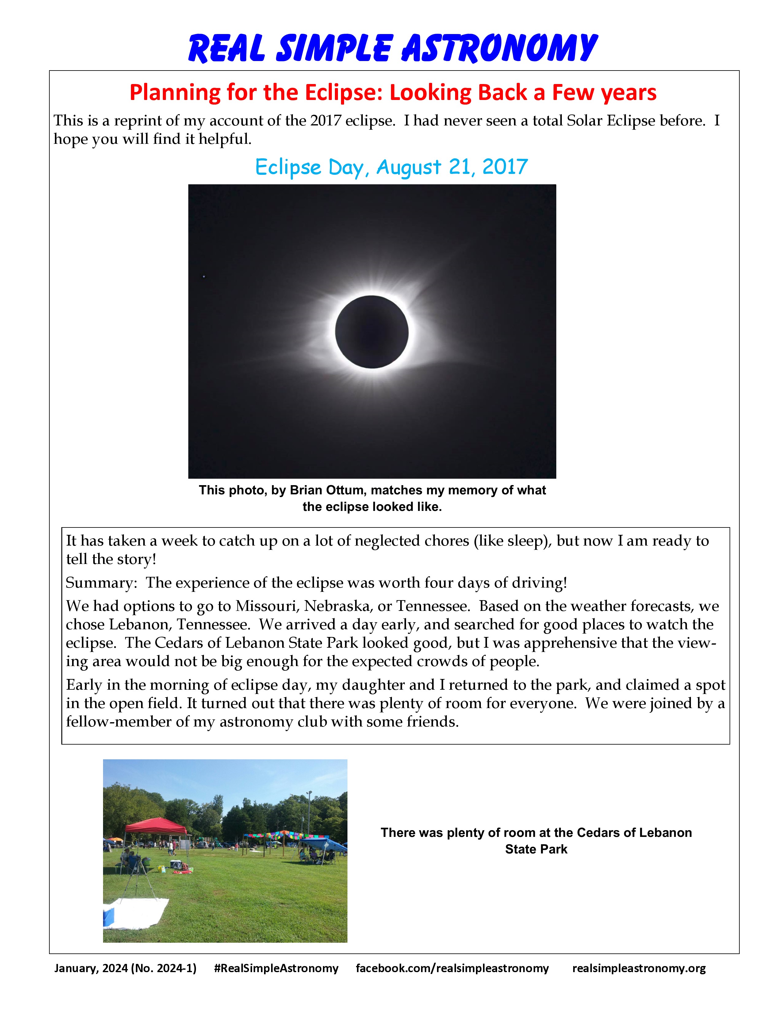 Recalling the Total Solar Eclipse of 2017 – Real Simple Astronomy