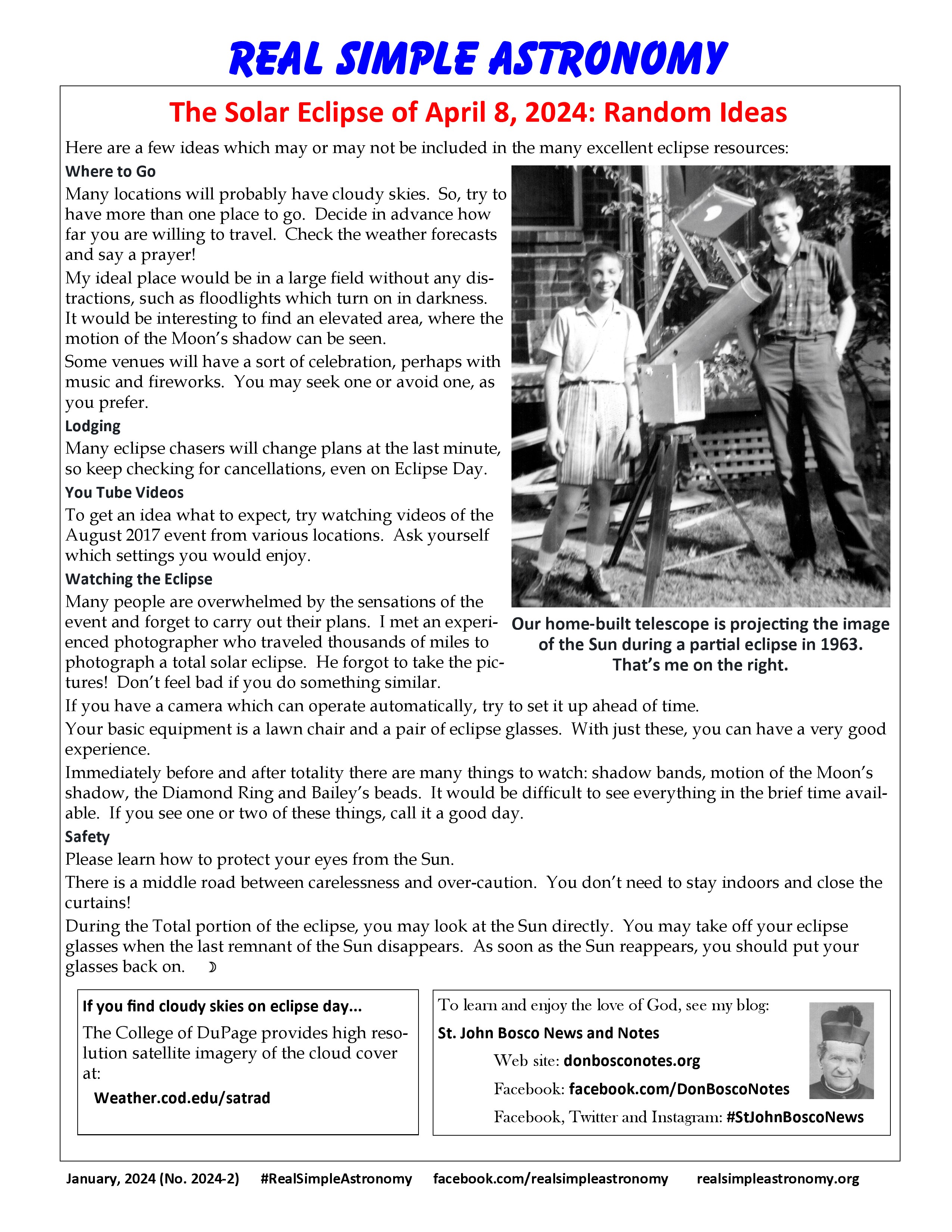 A Few More Eclipse Ideas… – Real Simple Astronomy