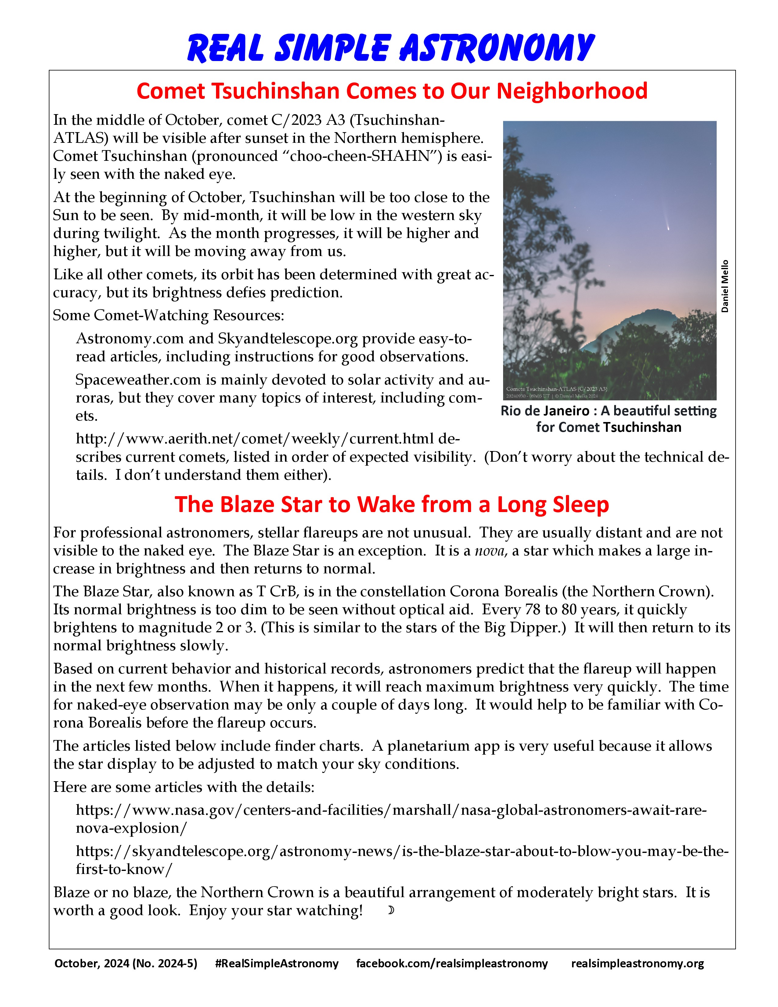 A Bright New Comet is Coming! – Real Simple Astronomy