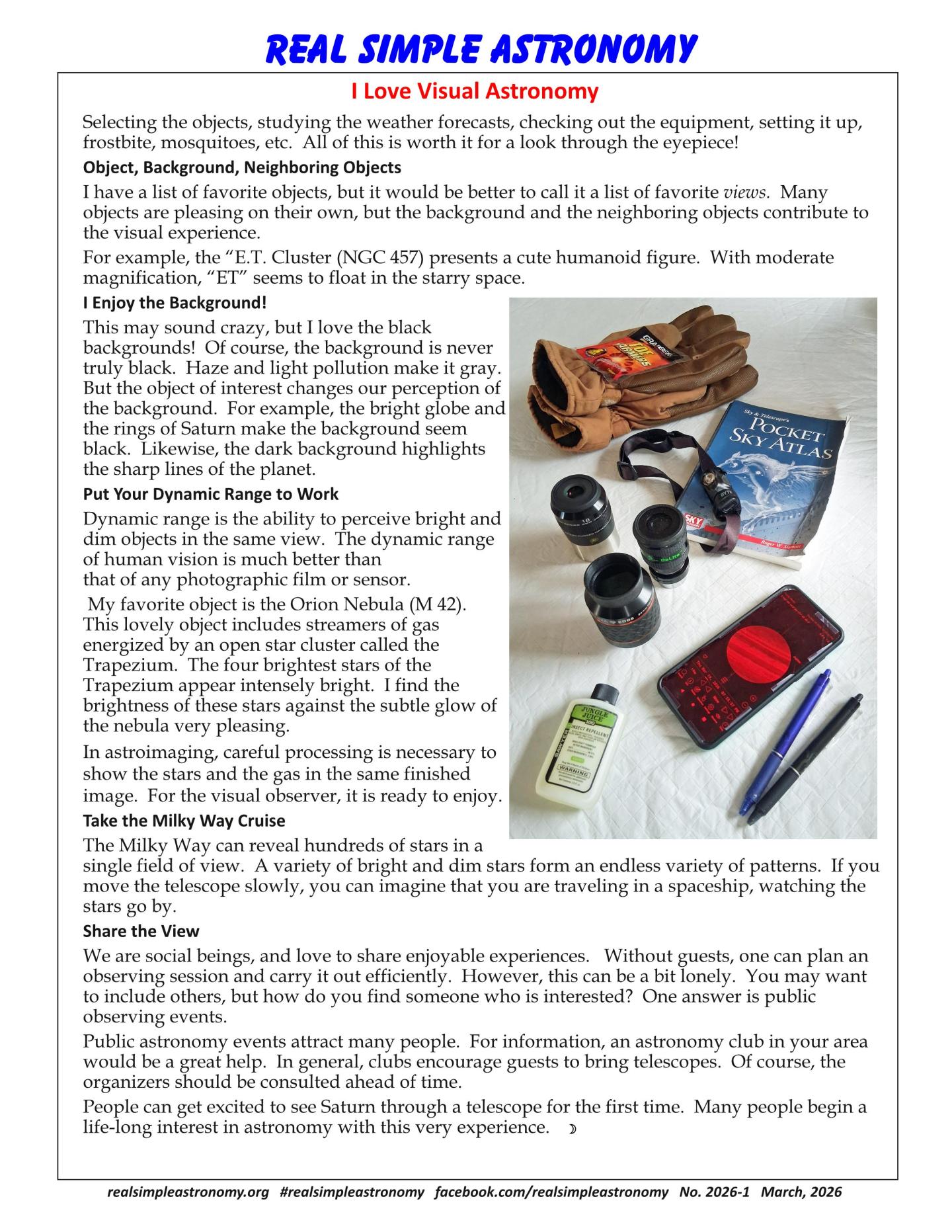 Real Simple Astronomy – Looking up into the sky for fun!